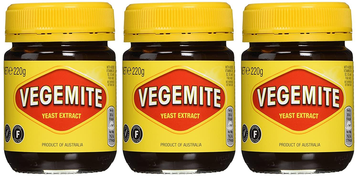 Vegemite 220g 3 Pack - Delicious Australian Spread by Vegemite | Buy ...