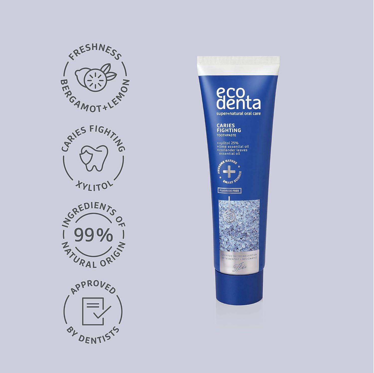 Ecodenta Fluoride-Free Toothpaste 100ml | Anti-Caries with Xylitol ...