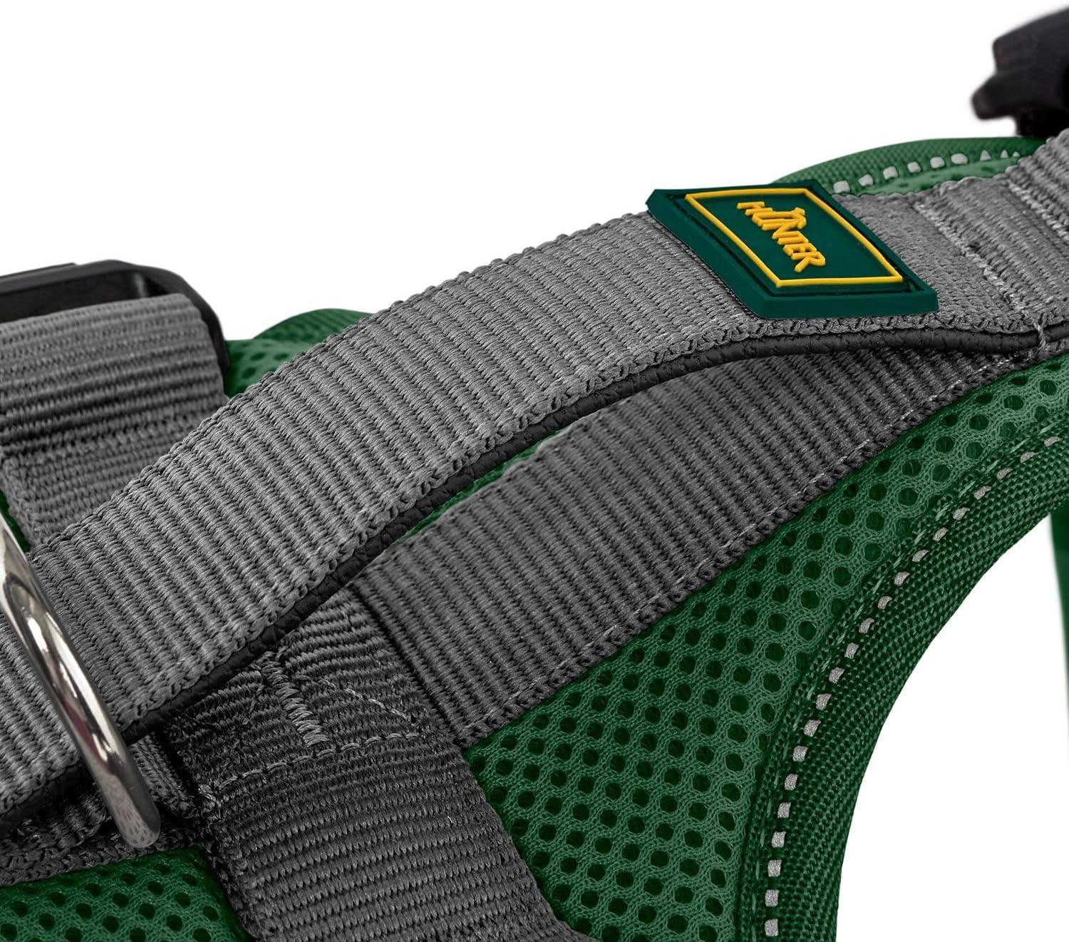 Hunter Harness Maldon Up ML - Dark Green/Grey | Premium Quality Dog ...