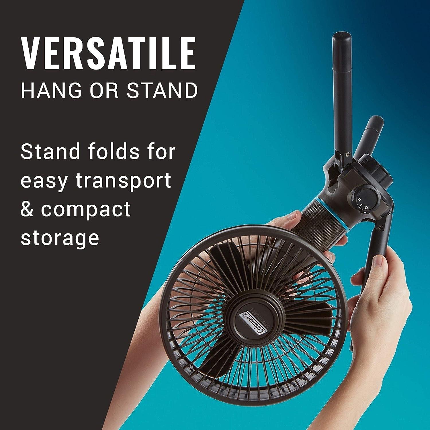 Coleman OneSource Rechargeable Camping System Fan | Portable Outdoor ...