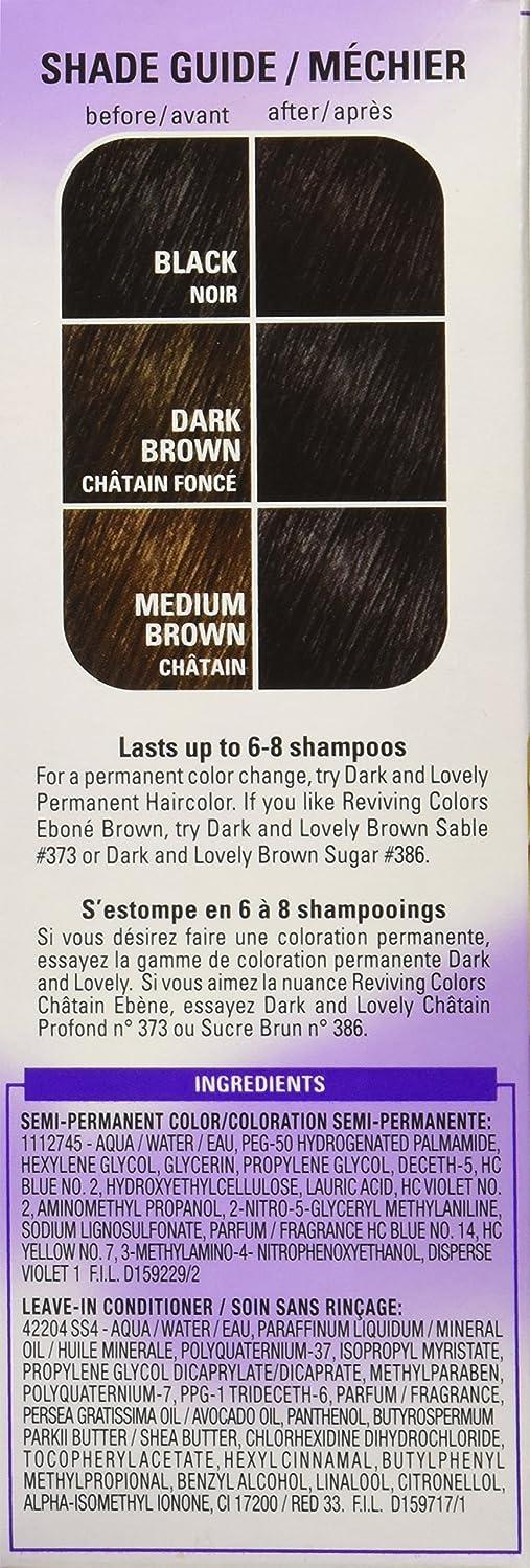 SoftSheen-Carson Dark and Lovely Reviving Colors Natural Black 395 ...