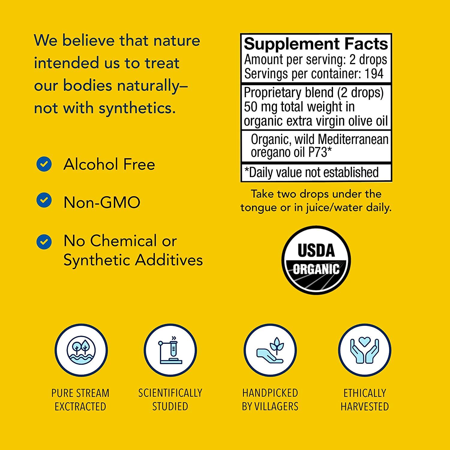 Oreganol P73 Wild Oregano Oil - Immune Support & Optimal Health - 0.45 ...