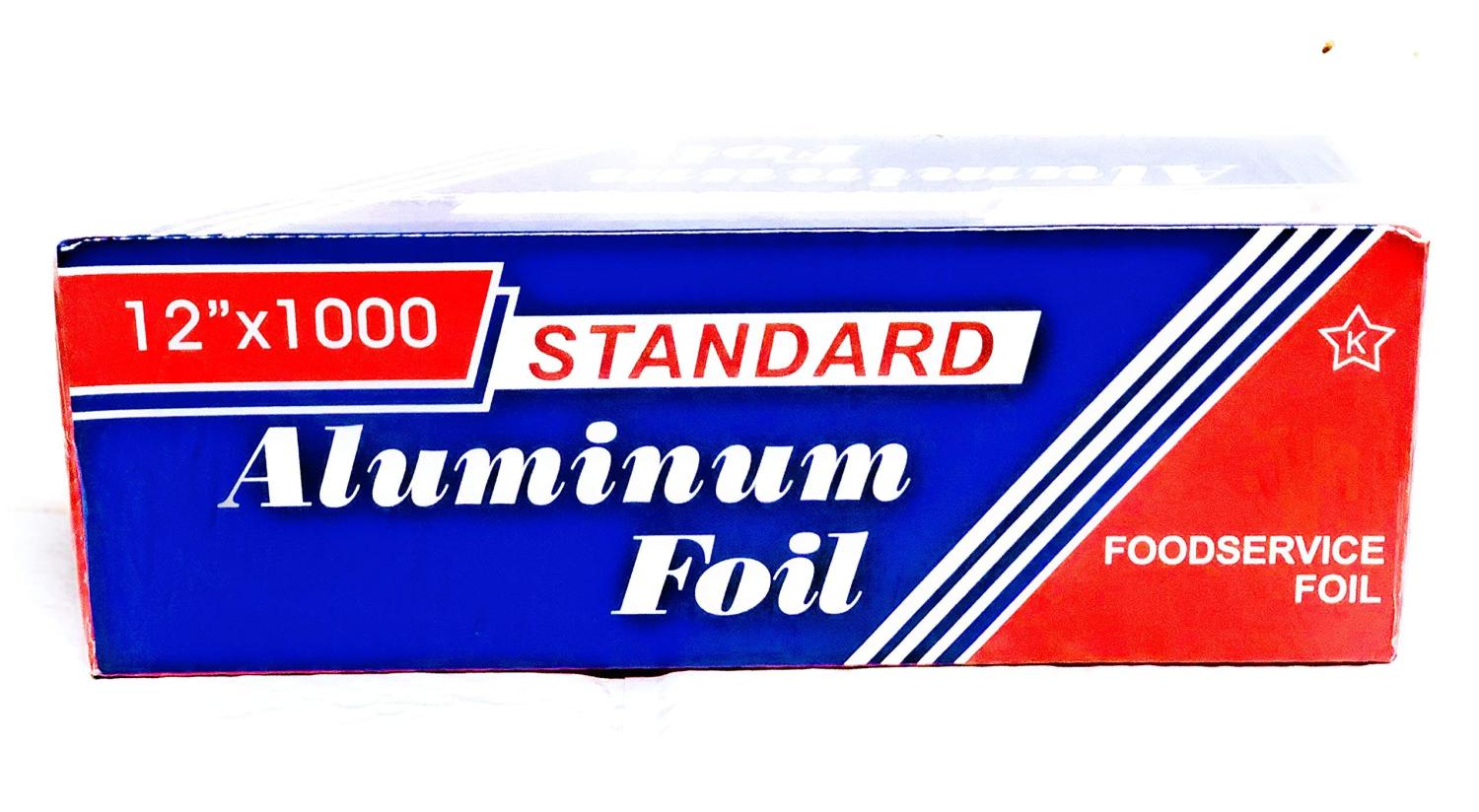 12 x 1000' Standard Aluminum Foil - Heavy Duty Wrap for Cooking and ...