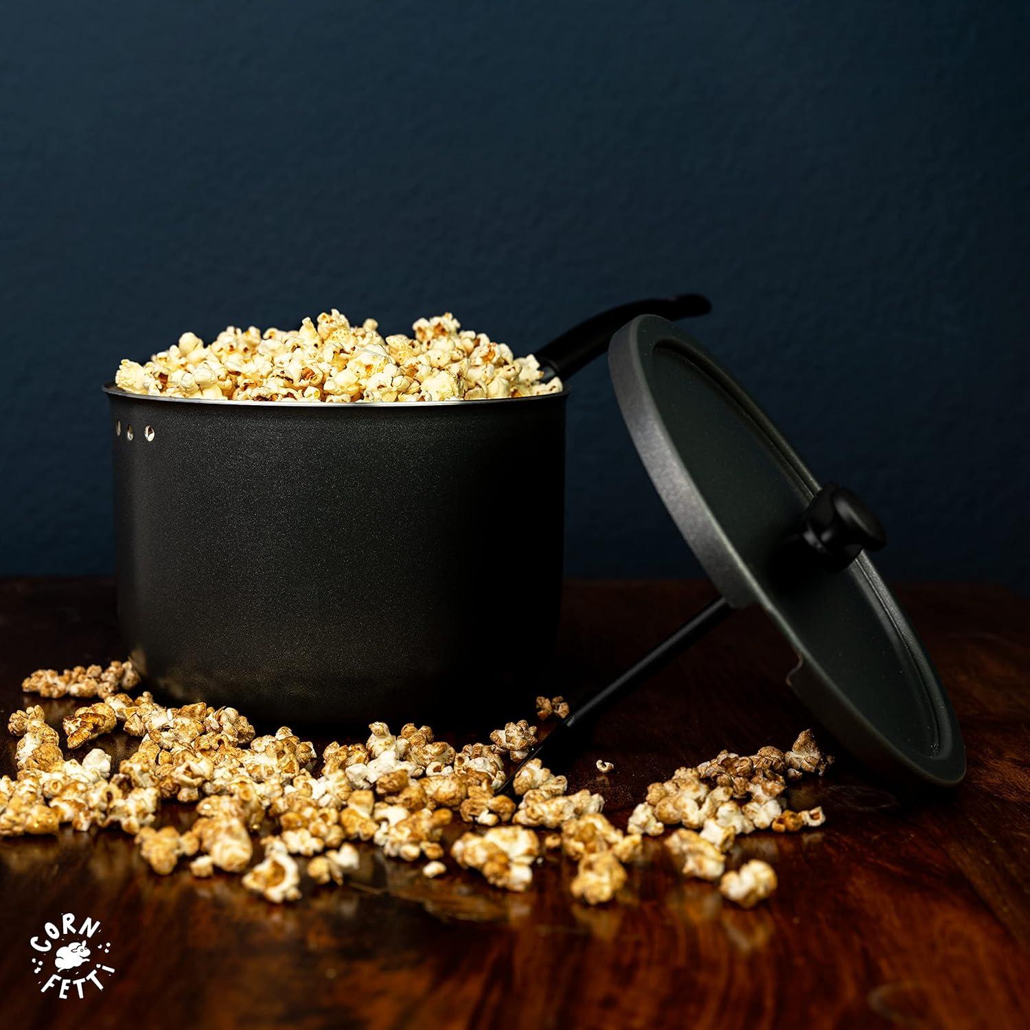 Buy Cornfetti 4L Popcorn Maker - Crank for Crispy Sweet & Spicy Popcorn ...