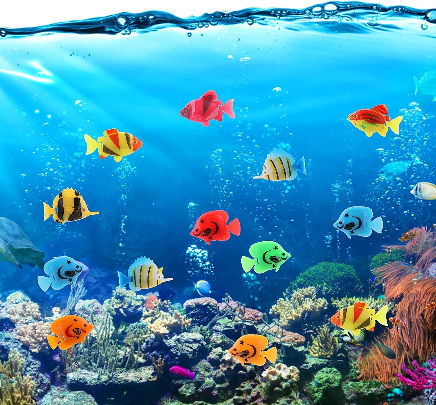 Shop Cobee 20-Piece Artificial Floating Fish for Aquarium | Realistic ...