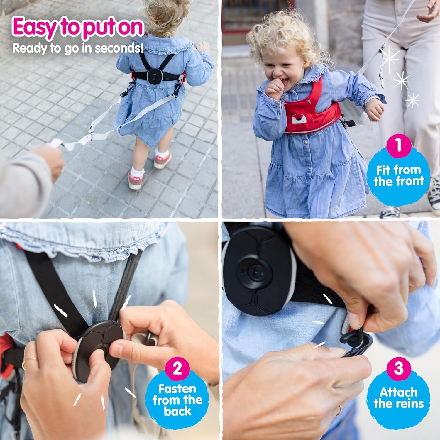 Trunki ToddlePak - Felix Fox Red Baby Walking Reins & Toddler Safety Harness | Buy Now with ...