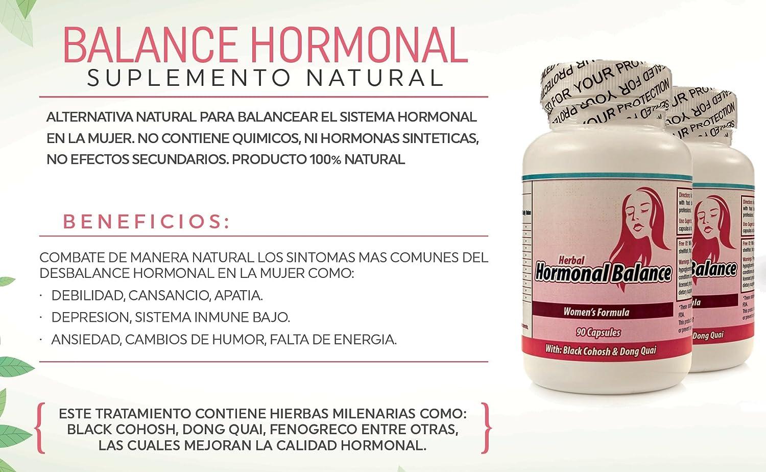 Nutrisalud Hormonal Balance Supplement - Natural Hormone Balancing for ...