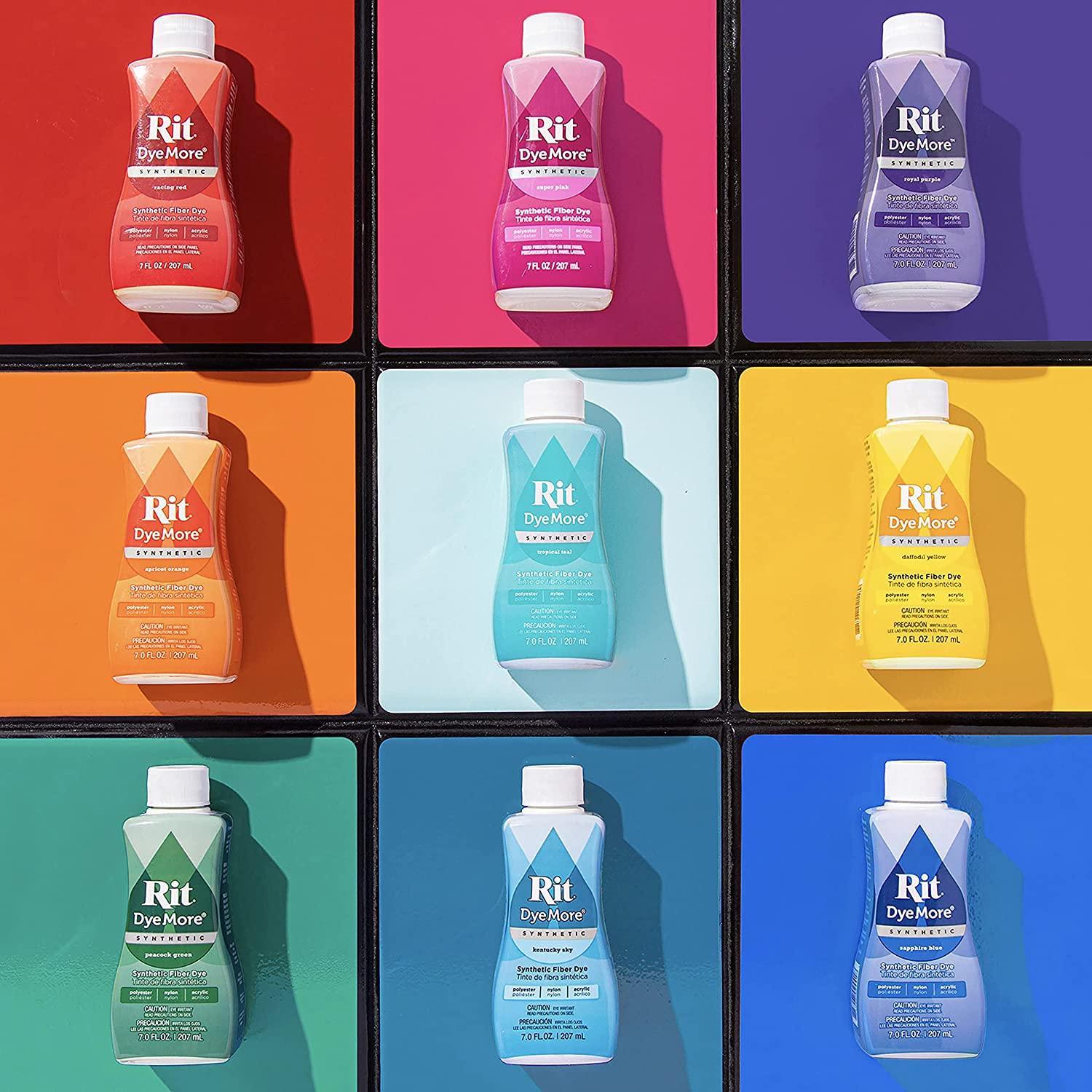 Rit DyeMore Liquid Dye Kentucky Sky 7-Ounce - Vibrant Fabric Dye | Buy ...