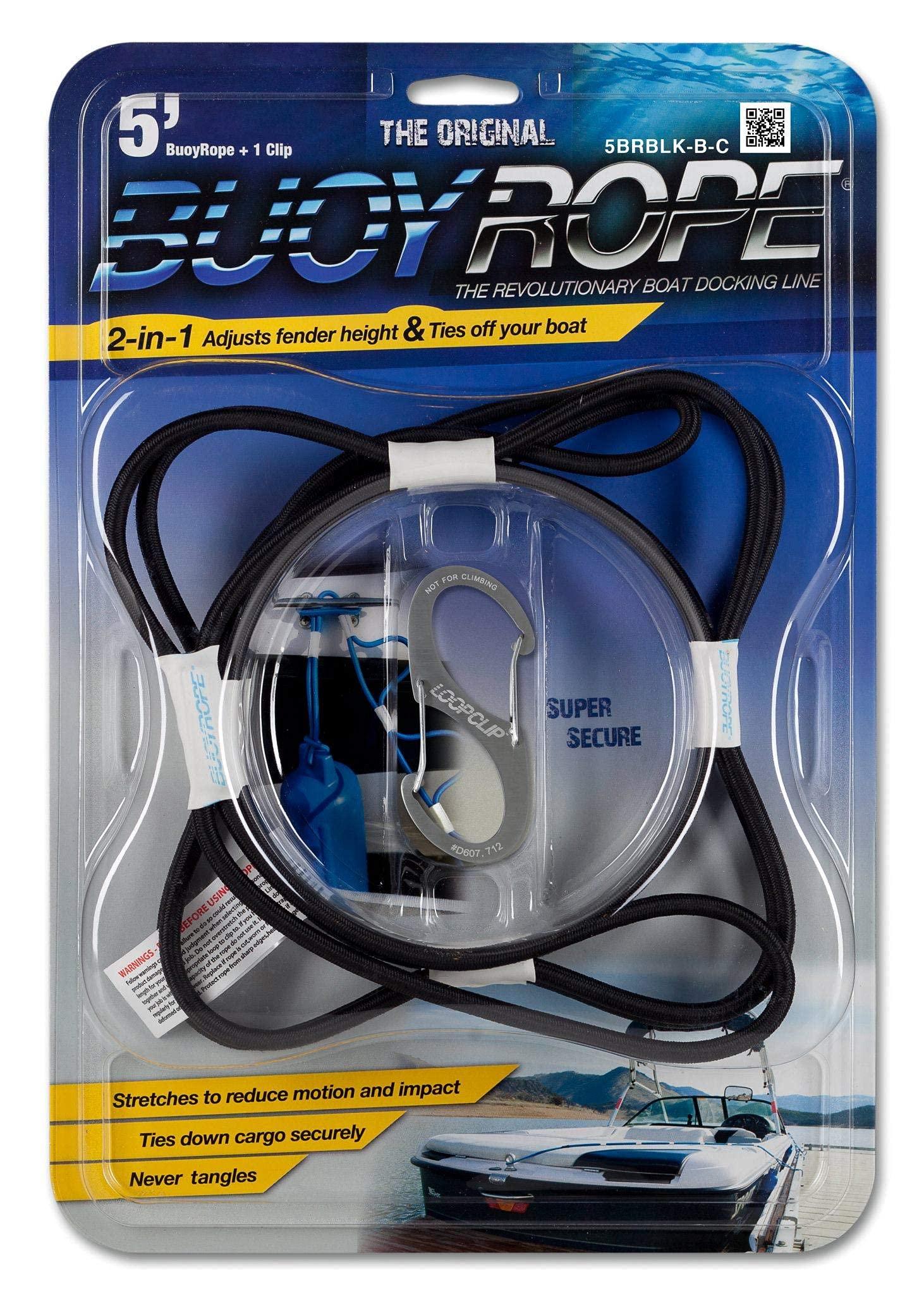 BuoyRope | 2-in-1 Docking Line for Boats - Adjustable Fender Height ...