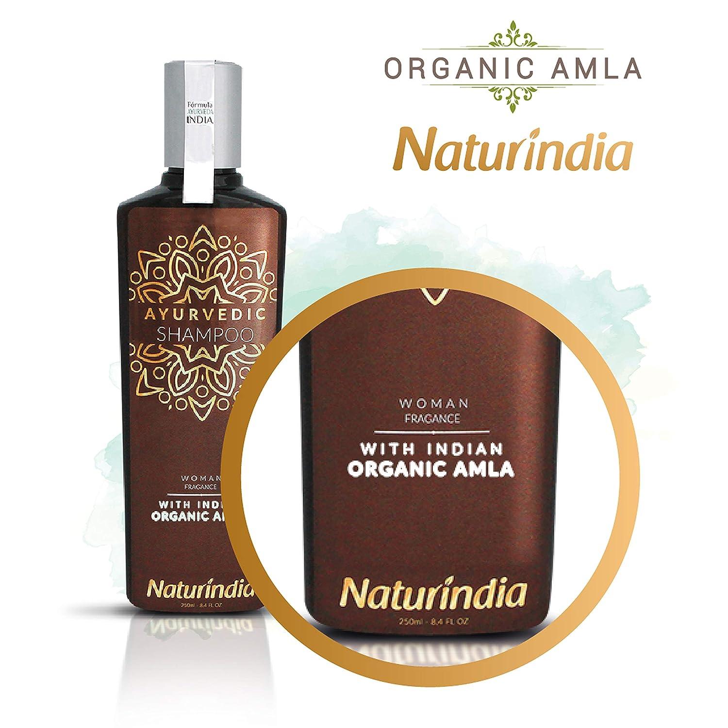 Naturindia Ayurvedic Organic Shampoo for Hair Growth with Amla ...