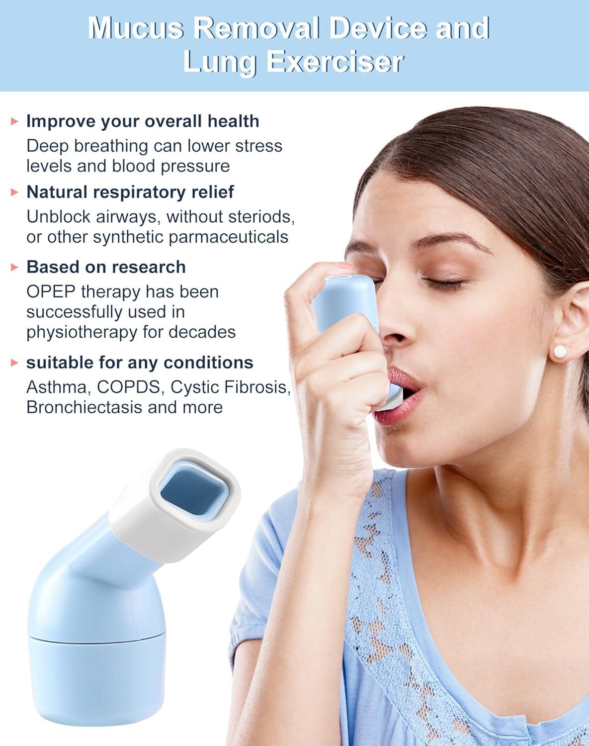 Lung Exerciser & Mucus Relief Device Breathing Trainers Breathing Aid ...