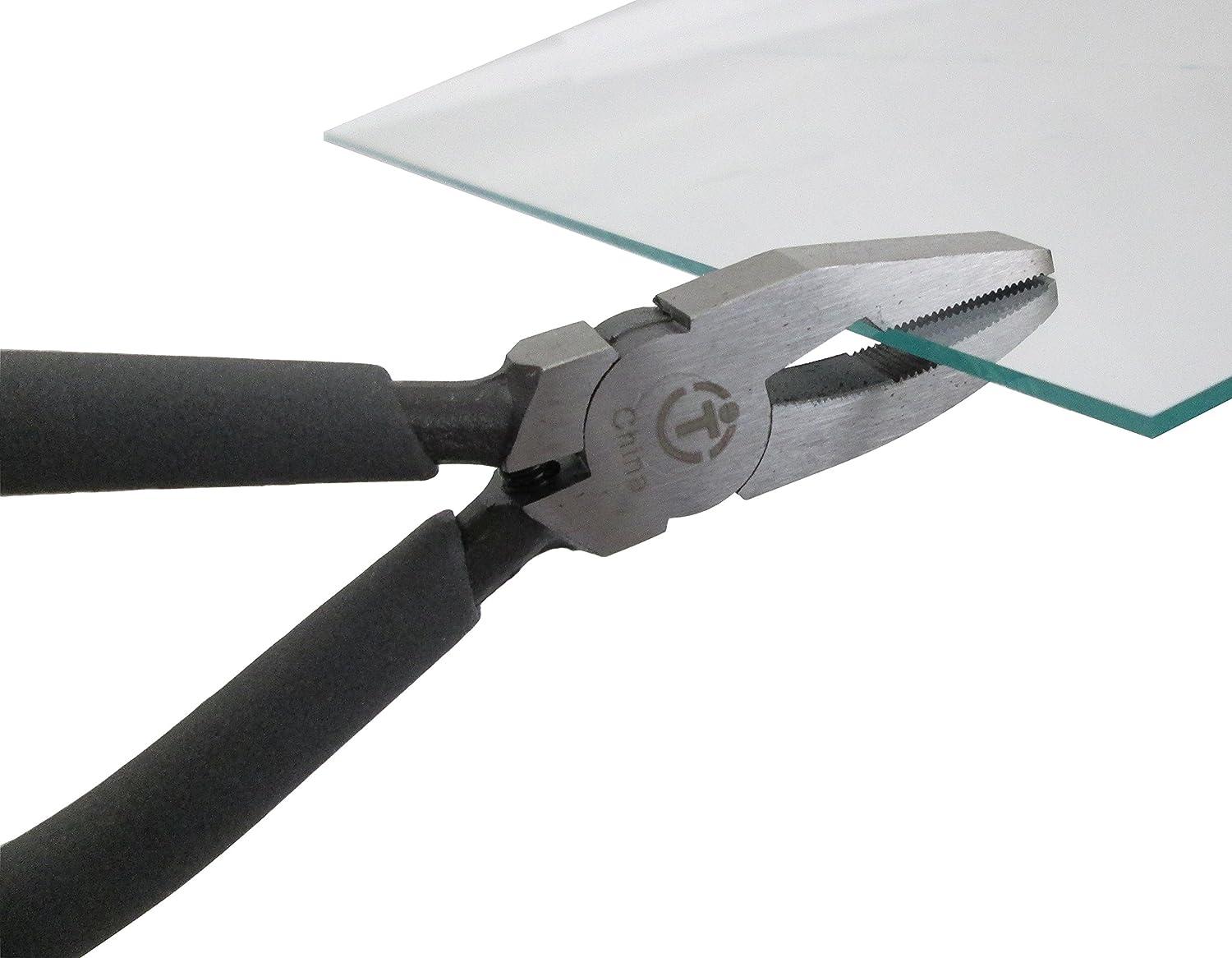 ION TOOL Glass Running & Breaking Pliers 2PC Kit - Professional Glass ...