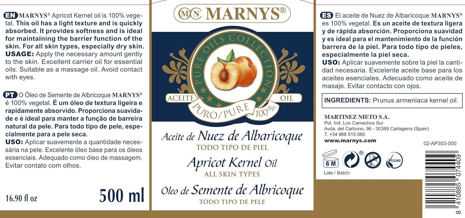 Marnys Body Oil 500 ml - Nourishing Skin & Aromatherapy | International ...