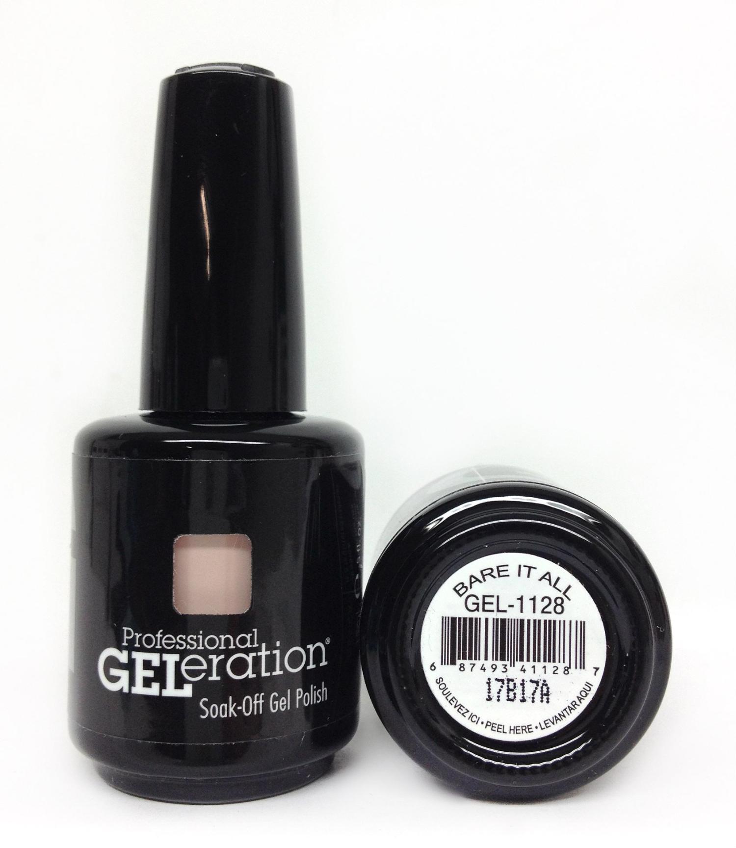 Buy Jessica Cosmetics Geleration Bare IT All - Premium Gel Nail Polish ...