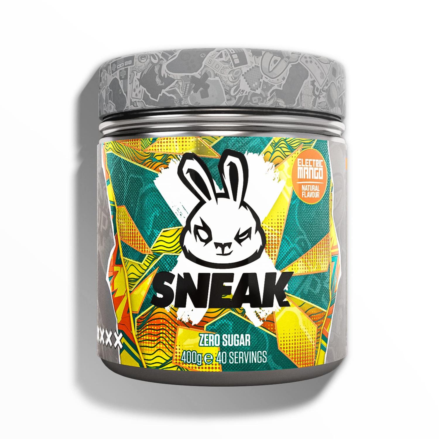 SNEAK Electric Mango Edition: In-Game Focus Boost Energy Drink, Zero ...