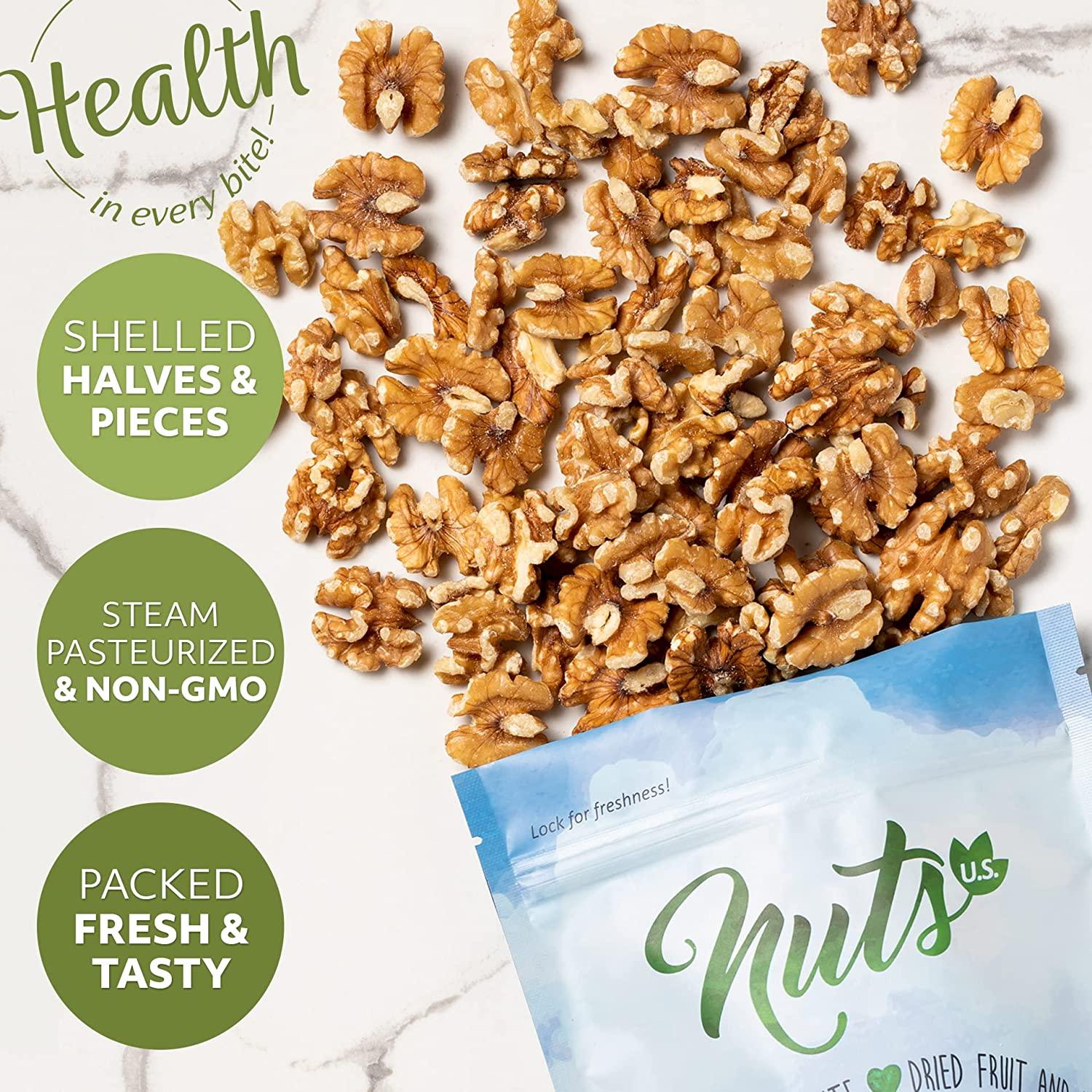 California Walnuts - Shelled Halves & Pieces | Non-GMO Steam ...