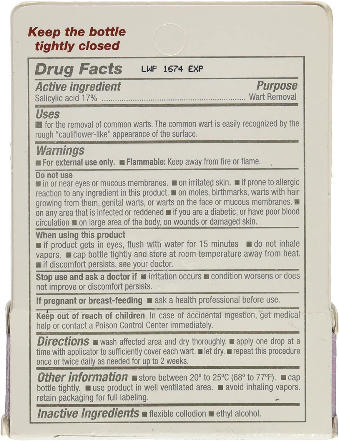 Germa Verruguin Wart Remover 0.5 OZ - Fast-acting wart treatment | Buy ...