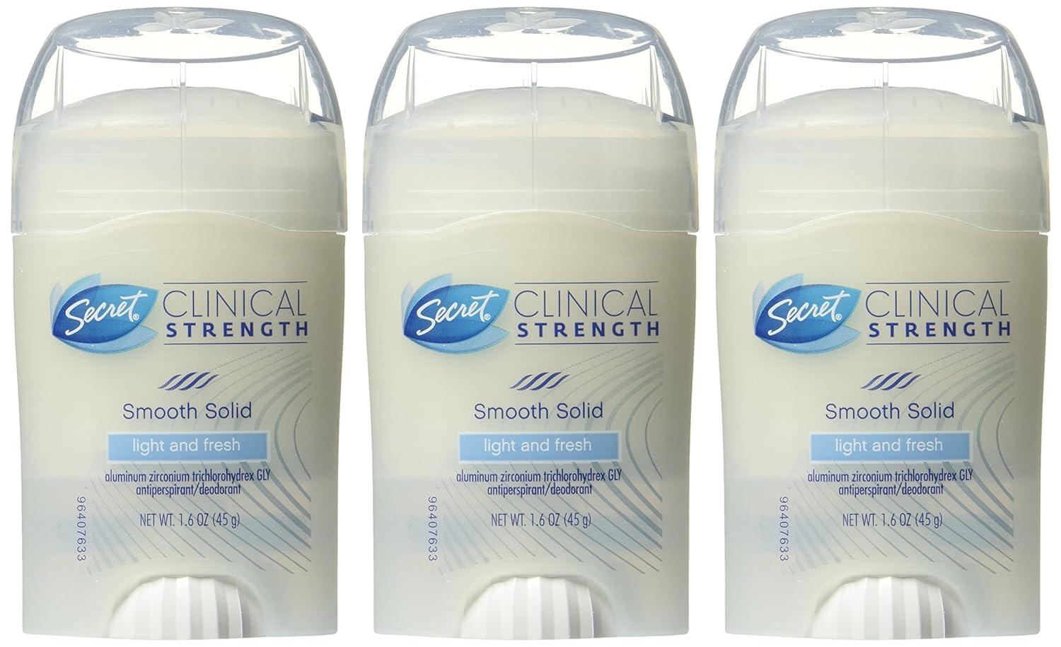 Secret Clinical Strength Soft Solid Antiperspirant Deodorant - Light ...