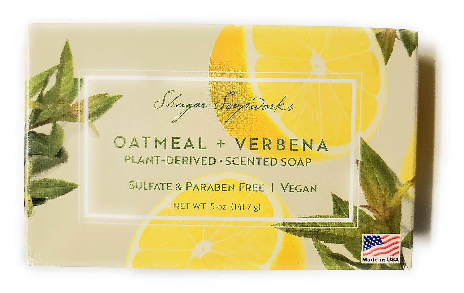 Shugar Soapworks Oatmeal & Verbena Soap - 5oz Beauty Bar | Natural ...