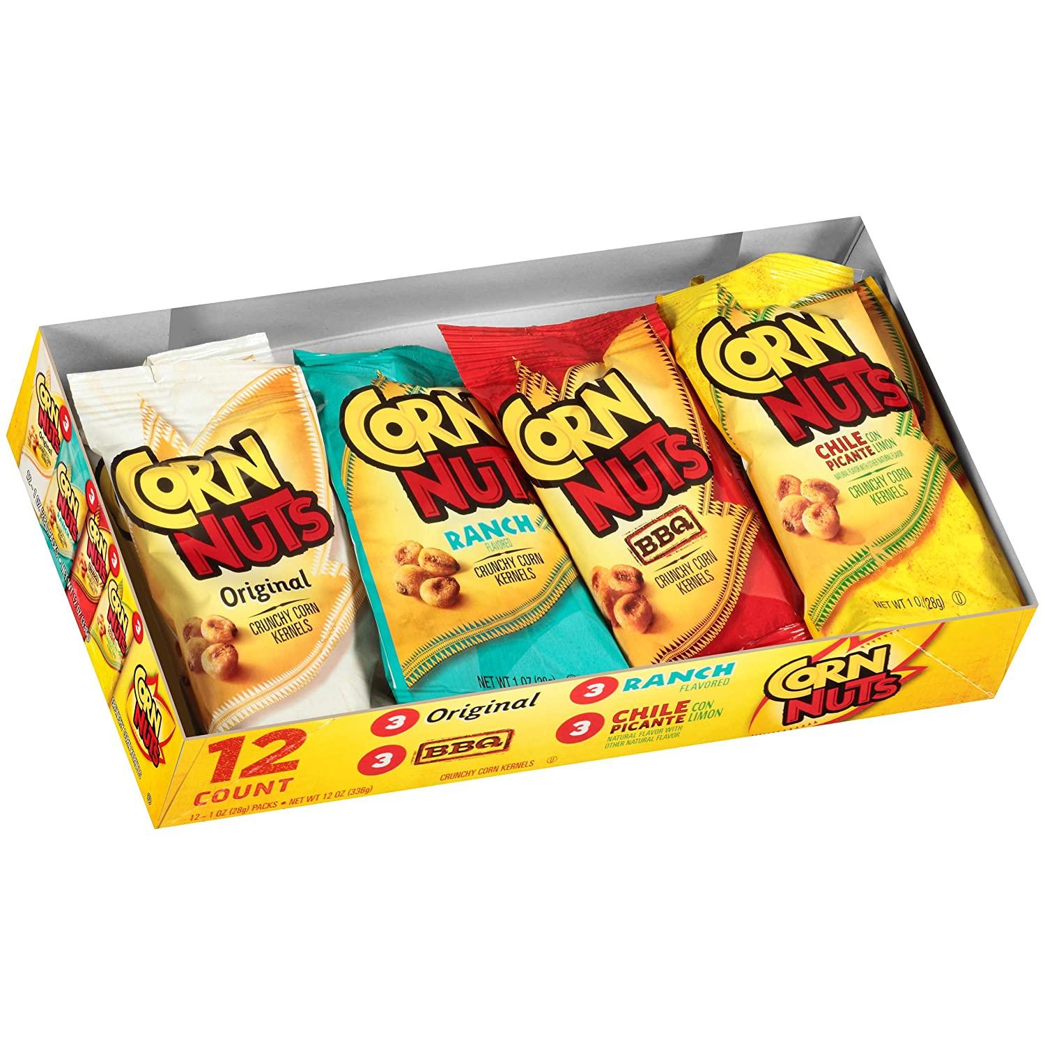 Corn Nuts Variety Pack - Original, Ranch, BBQ, Chile Picante con Limon ...