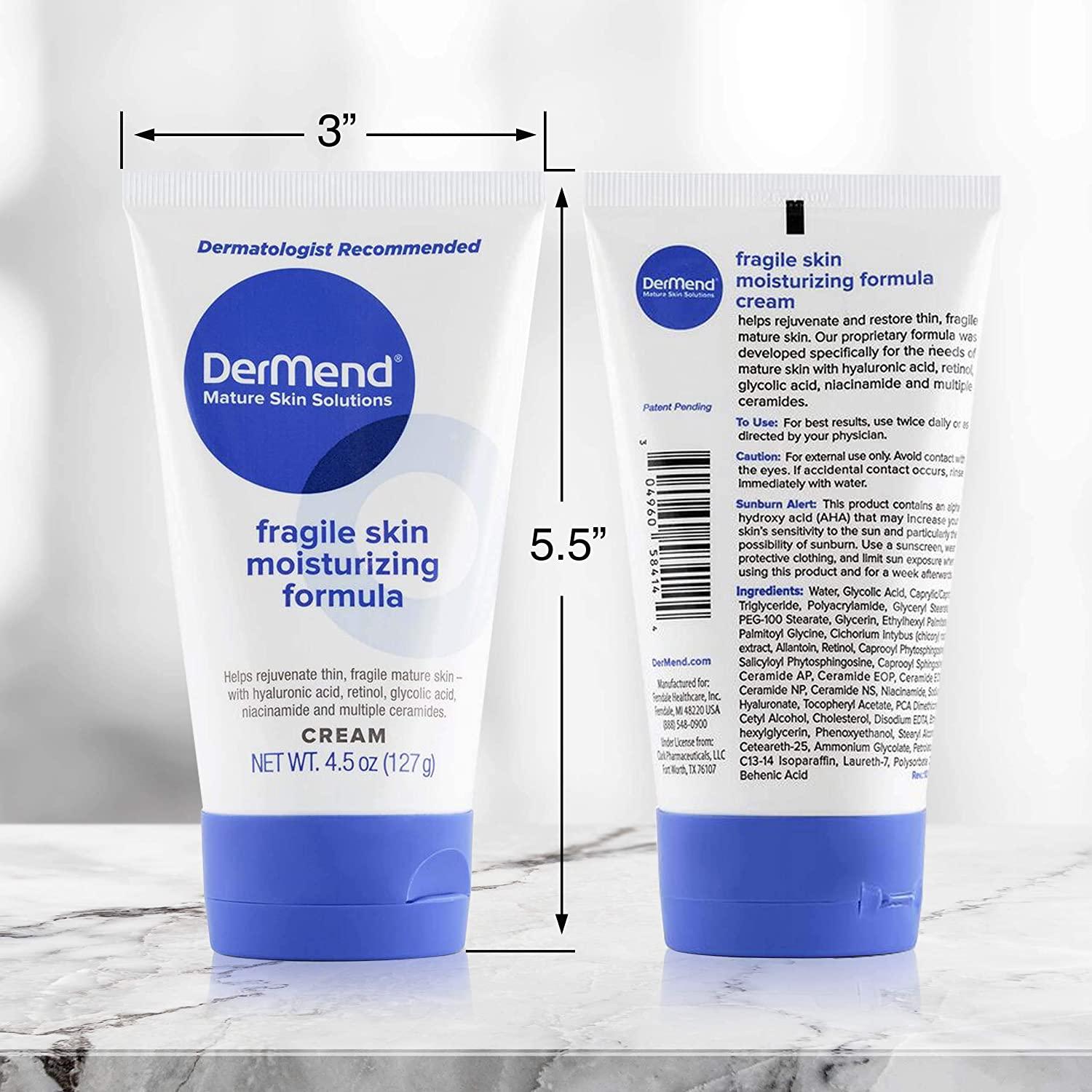 DerMend Fragile Skin Moisturizing Cream - Restoring & Rejuvenating ...