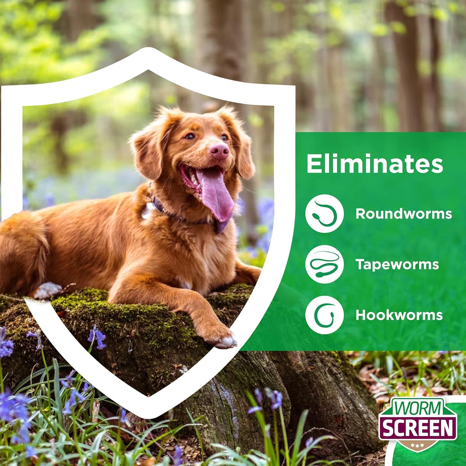 WORM SCREEN Dog (4 tablets) - Veterinary Licensed Worming Tablets for ...