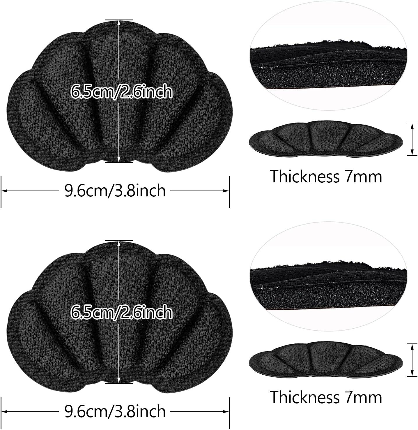 Molain 4 Pairs Shoe Pads Heel Cushions Inserts Heel Grips Self-Adhesive ...