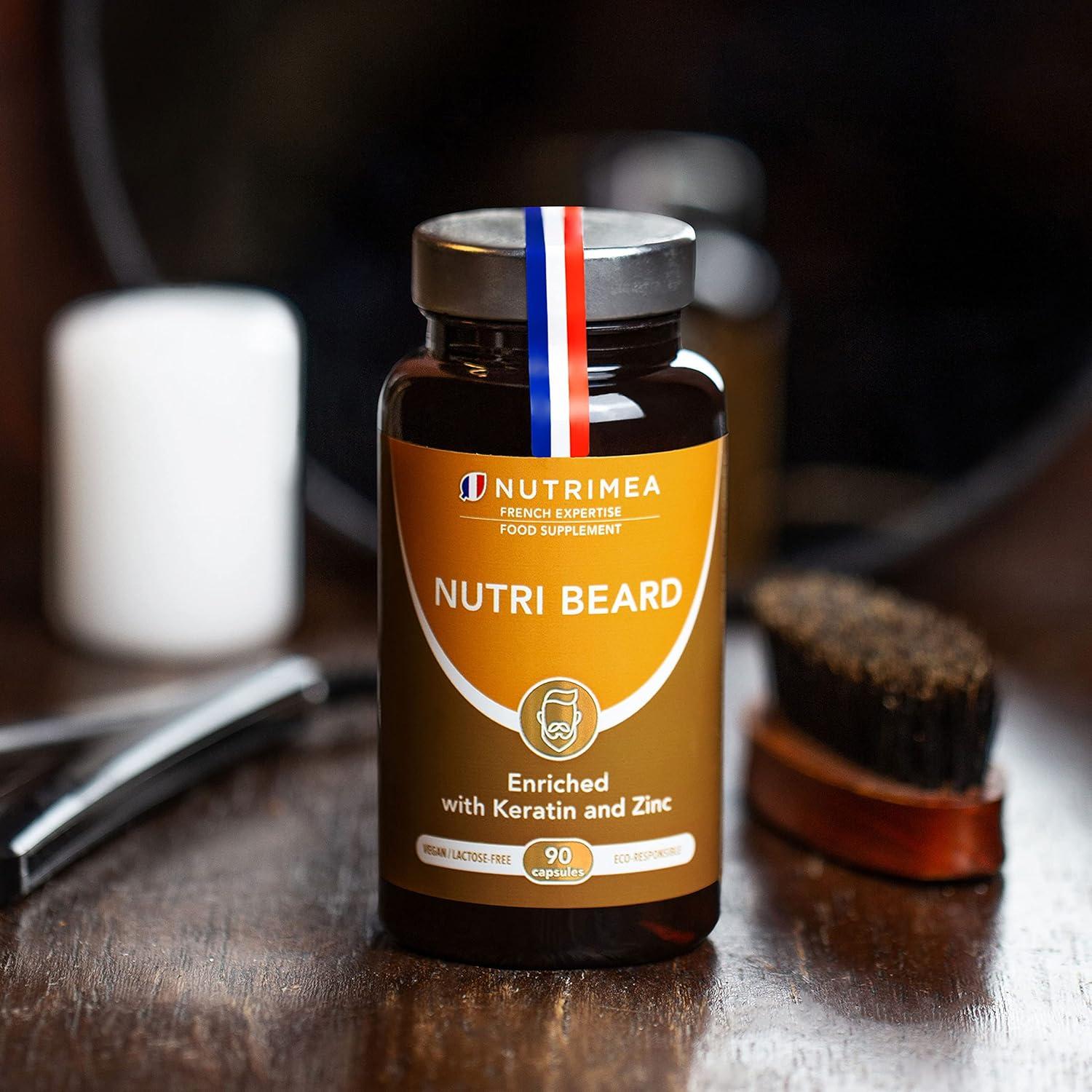 Nutri Beard Growth Supplement - Promotes Thicker Facial Hair - With ...