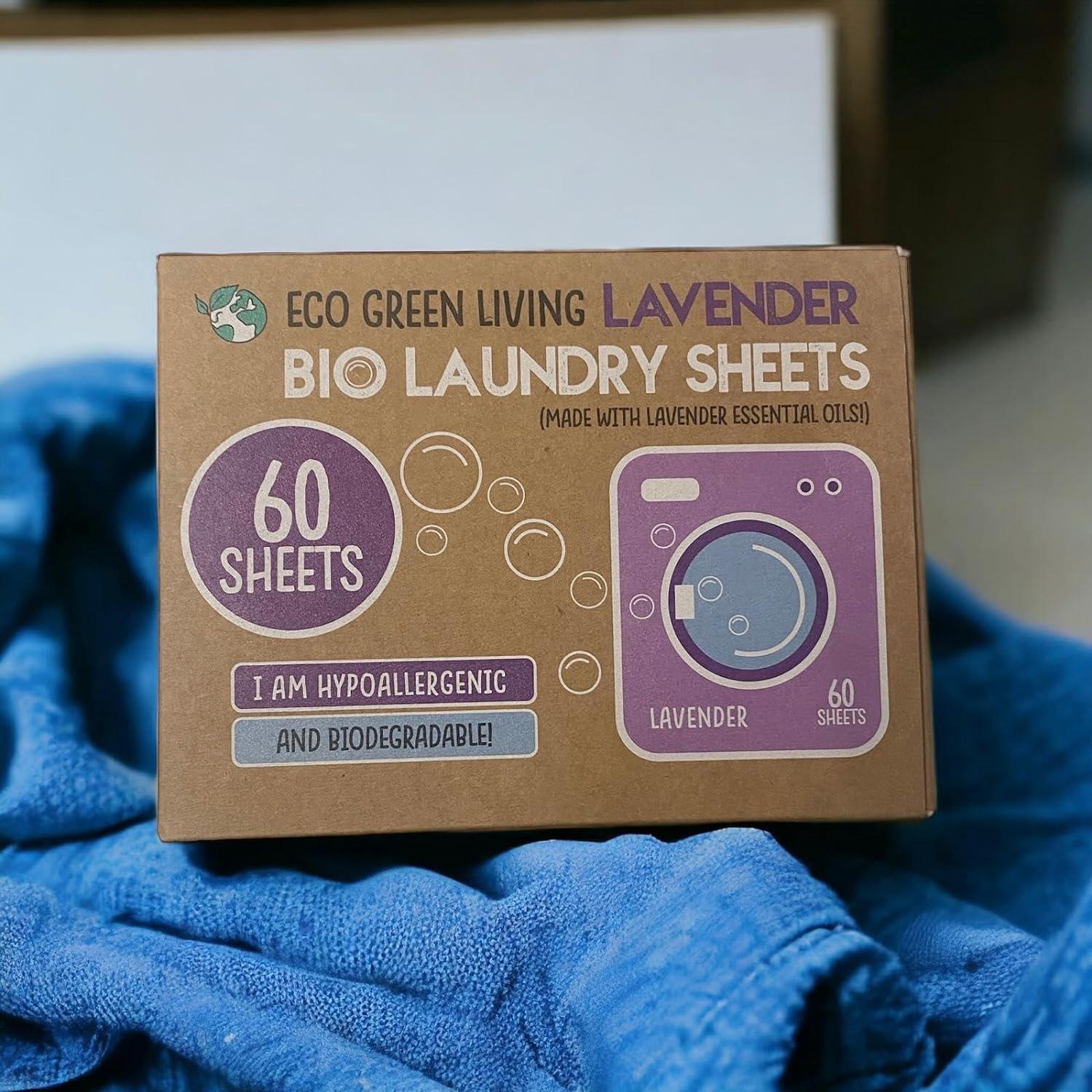 Lavender Scented Laundry Sheets Hypoallergenic Biodegradable | Buy Now ...