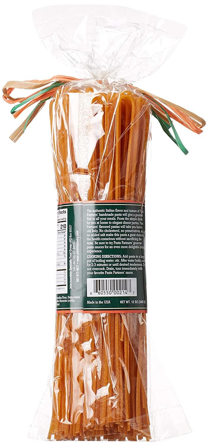 Pasta Partners Butternut Squash Linguini Pasta 12oz - Handmade, Cooks ...