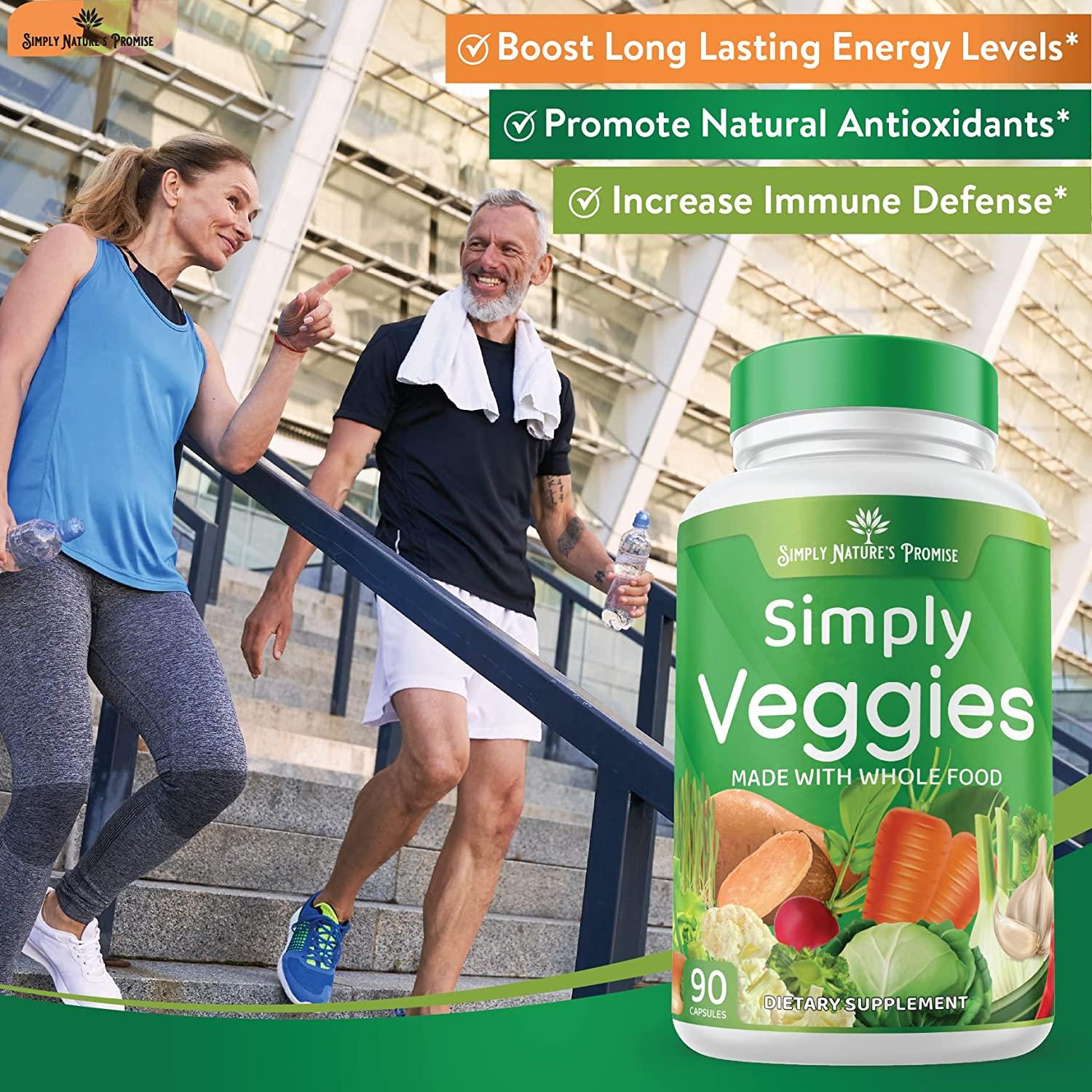 Simply Nature's Promise Fruit & Vegetable Supplements - 90 Veggie & 90 ...