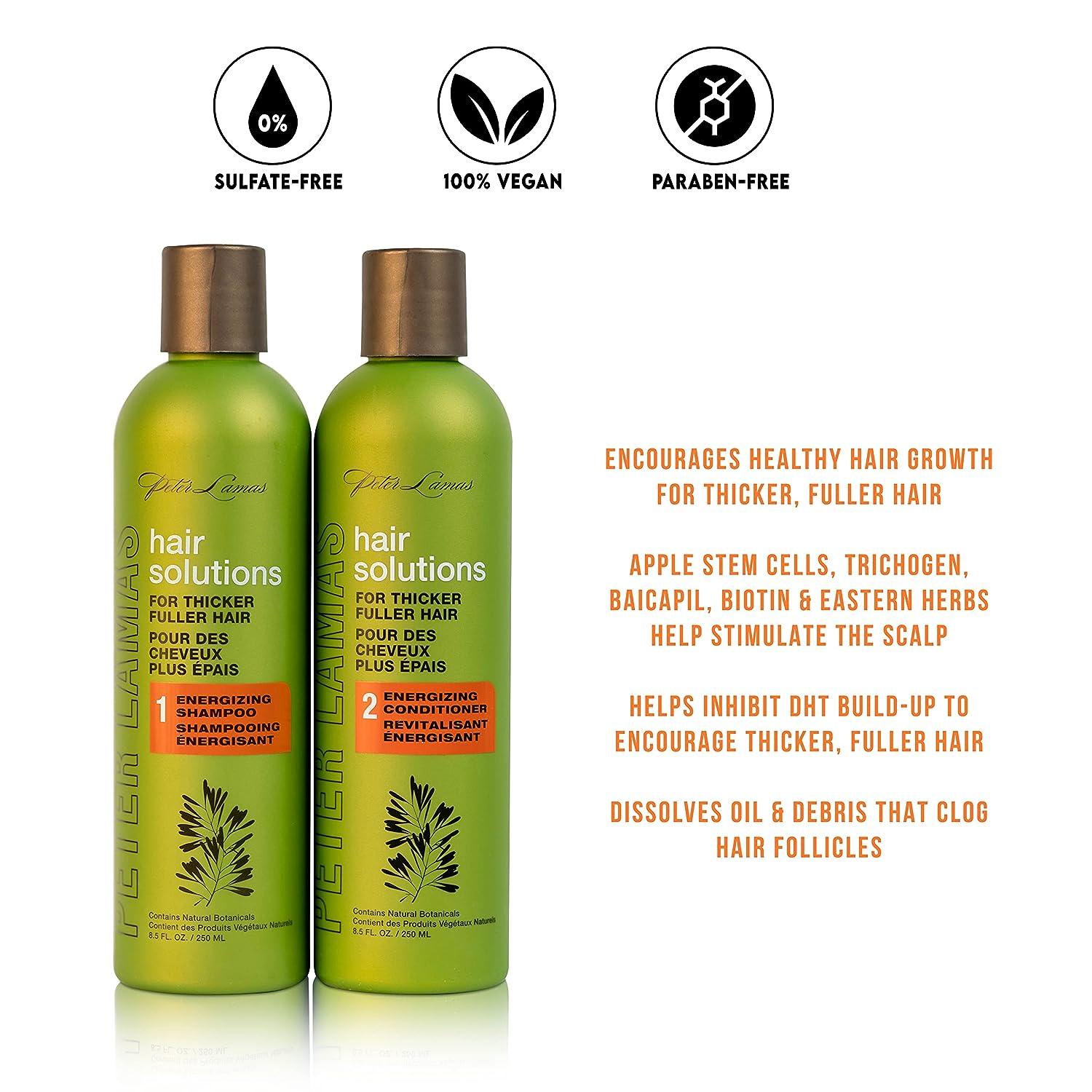 Peter Lamas Energizing Biotin & Stem Cells Shampoo & Conditioner - Hair ...