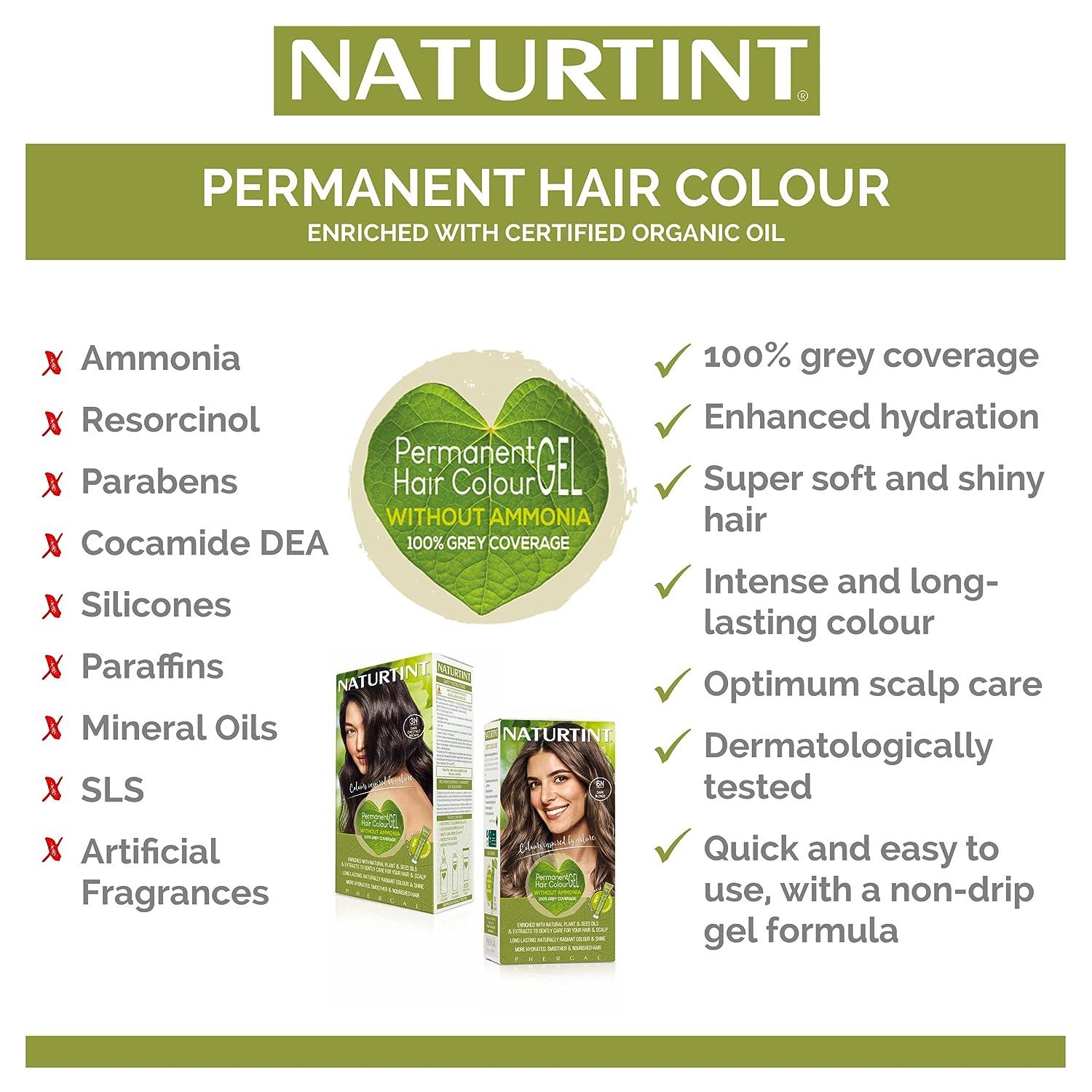 Naturtint 8C Copper Blonde Hair Colour - Ammonia-Free Vegan Formula ...