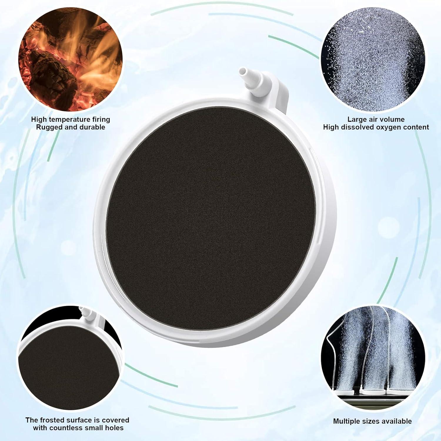 Boxtech Aquarium Air Stone Kit | Nano Bubble Oxygen Diffuser for ...