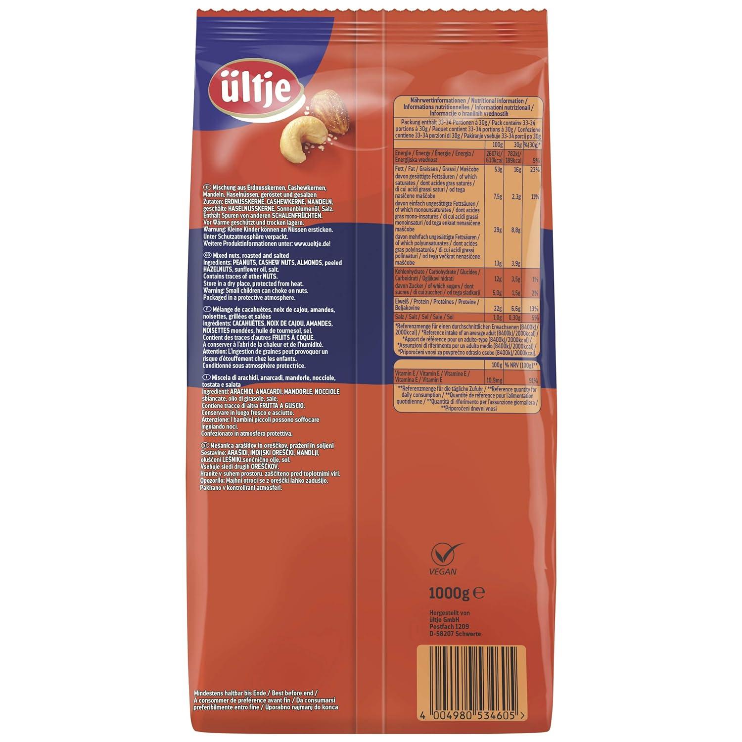 ltje Trail Mix Original 1kg & Bar Mix Roasted & Salted 1000g - Best ...