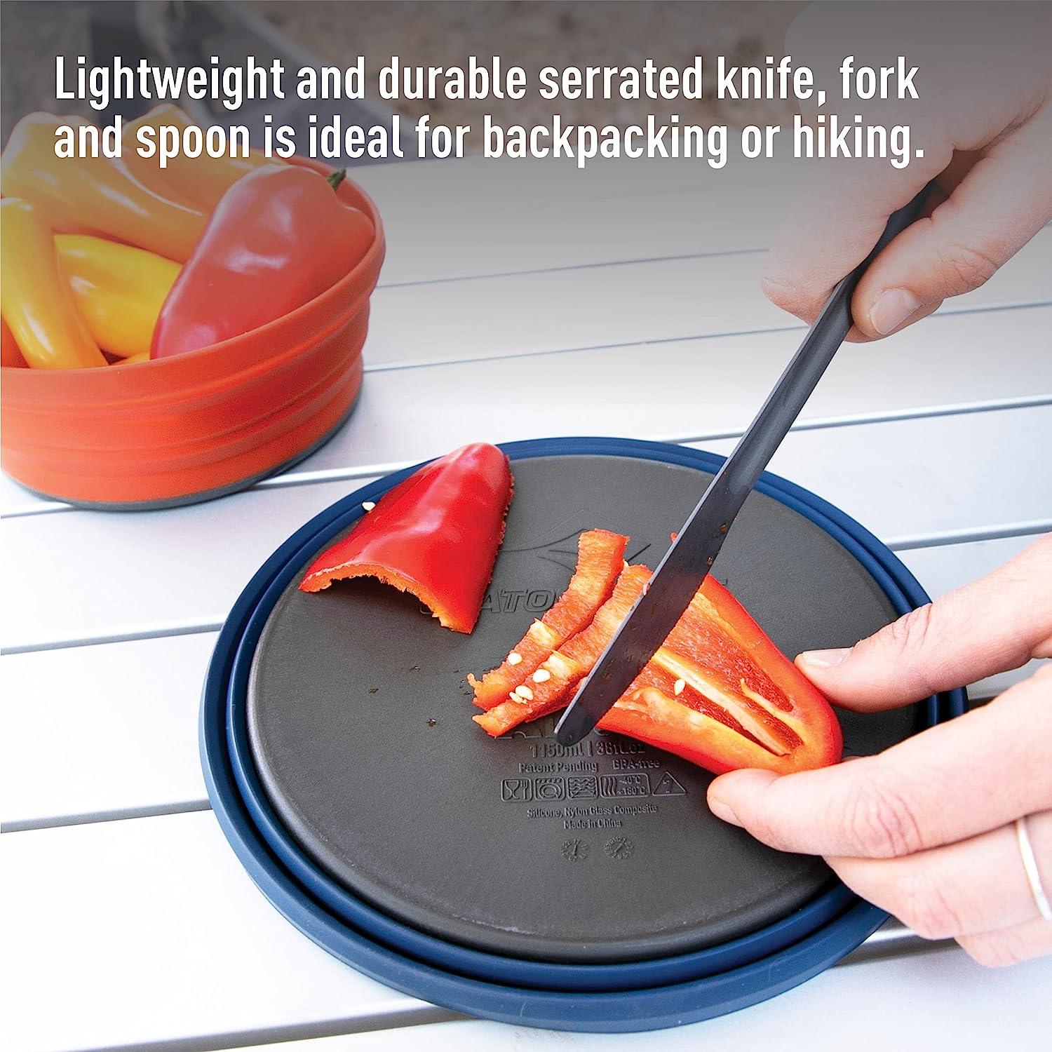 Sea to Summit Alpha Camping Cutlery Set - Knife, Fork, and Spoon | Buy ...
