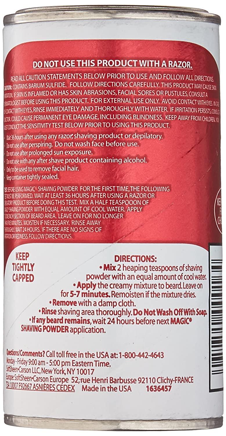 Magic Extra Strength Shaving Powder Red Can 5 Oz (6 Pack) - Fast ...