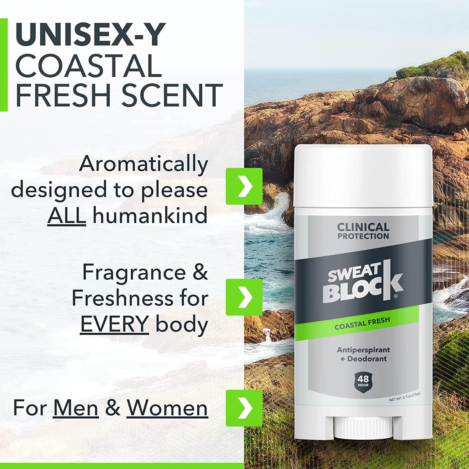 SweatBlock AM Deodorant Antiperspirant - Daily Protection for Men ...