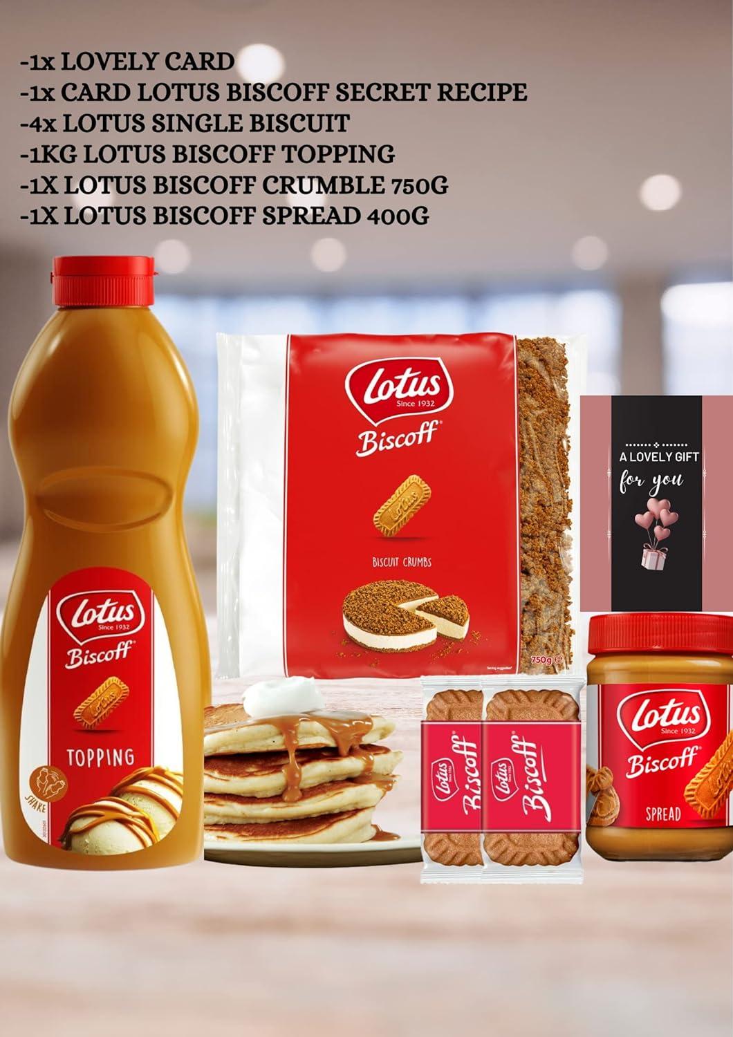Lotus Biscoff Gift Set - Biscoff Sauce, Speculoos Syrup, XL Biscuits ...