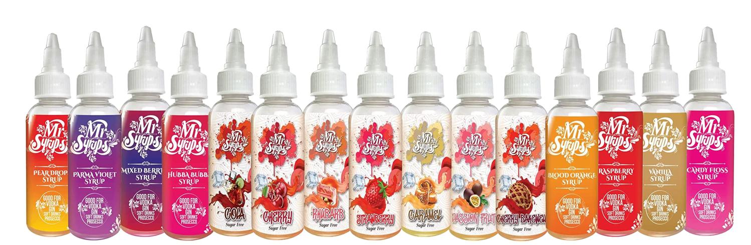 Mr Syrups Combo Party Pack Kit of 15 Flavoured Syrup multipack Best in ...