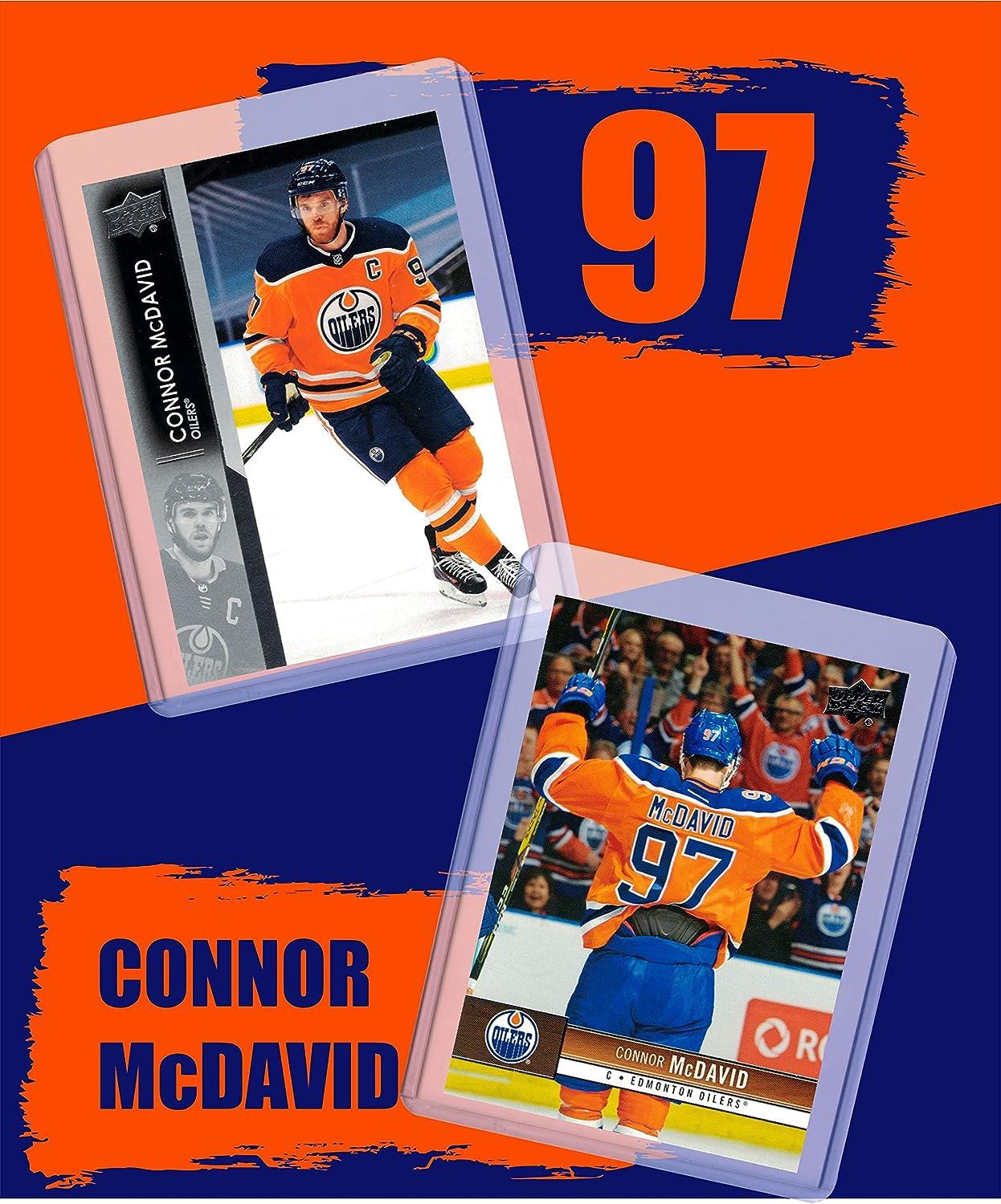 Connor McDavid (5) Assorted Hockey Cards Bundle - Edmonton Oilers ...
