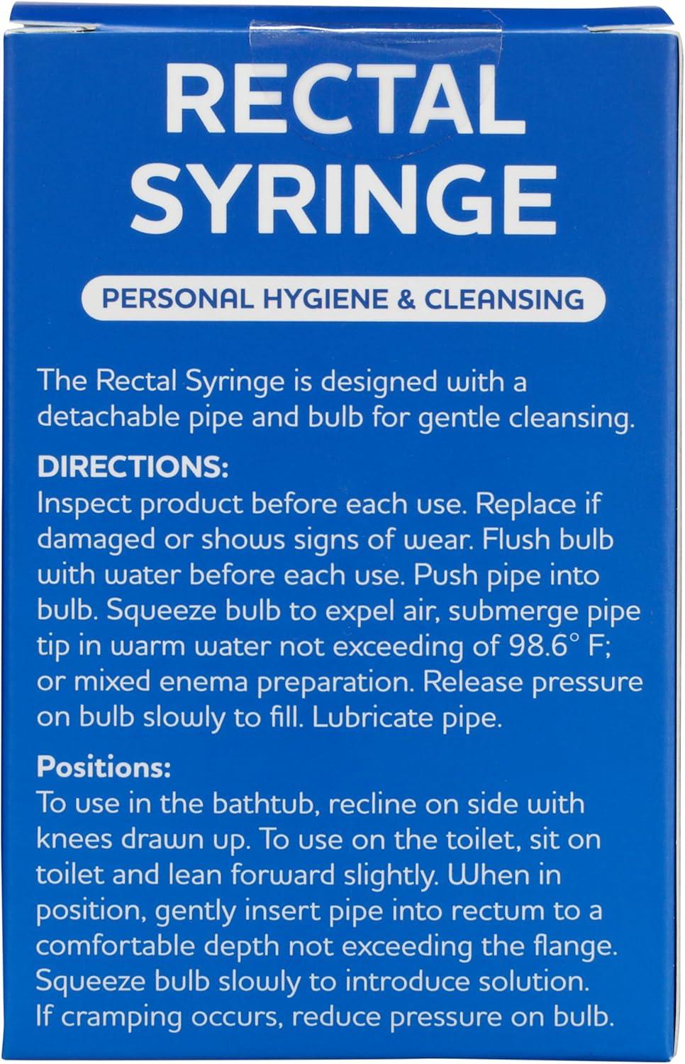 Buy Rite Aid Rectal Enema Bulb - Reusable 8 fl oz Douche for Gentle ...