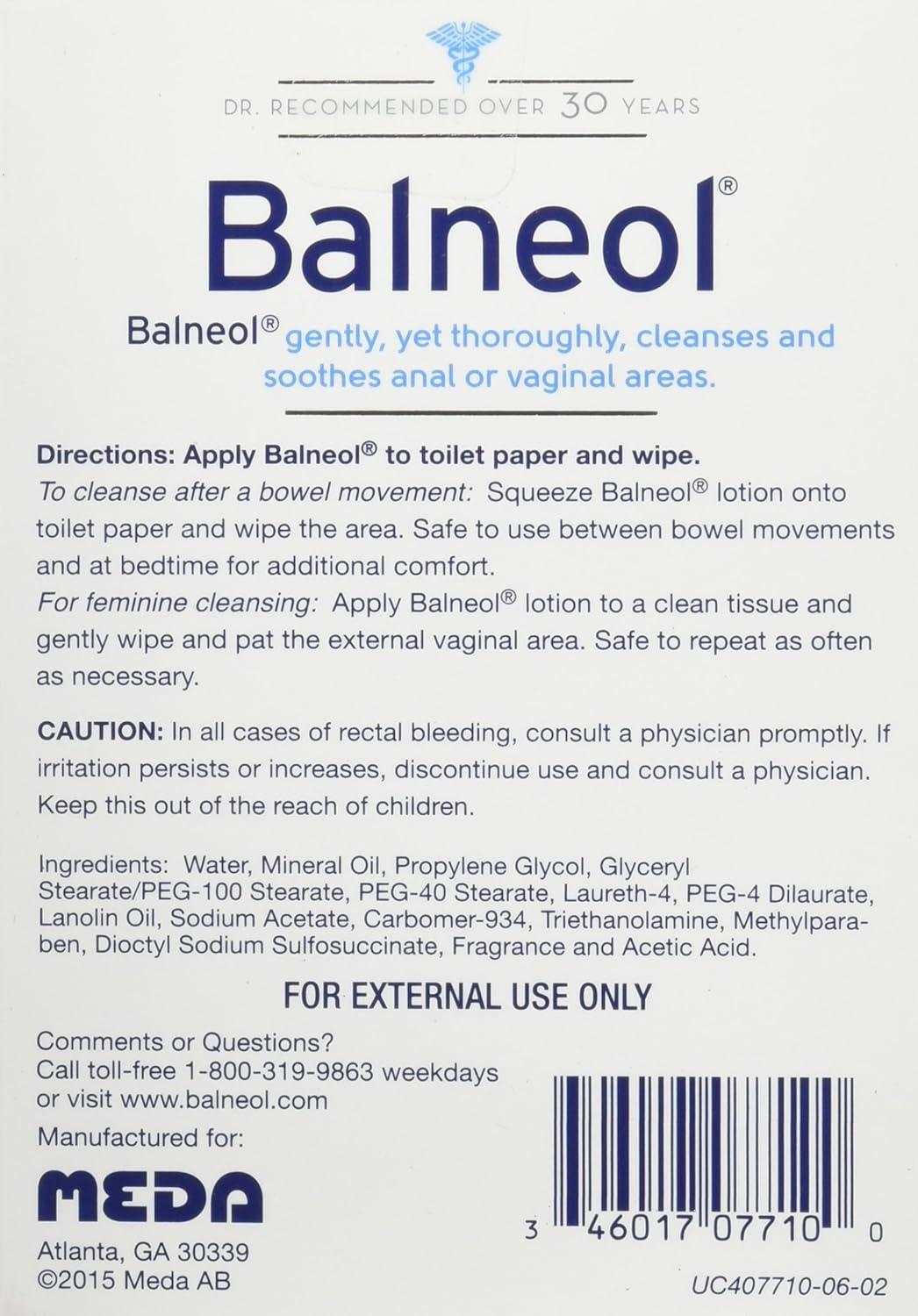 Balneol Hygienic Cleansing Lotion Convenience Packets - 20 Count | Buy ...