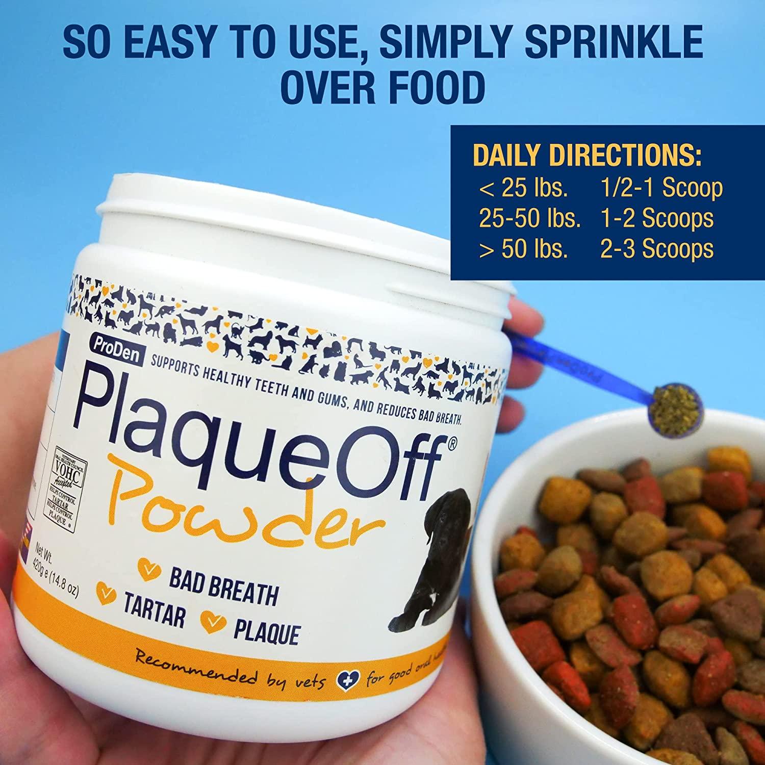 ProDen PlaqueOff Powder 420g - Dental Care for Cats and Dogs | Buy Now ...