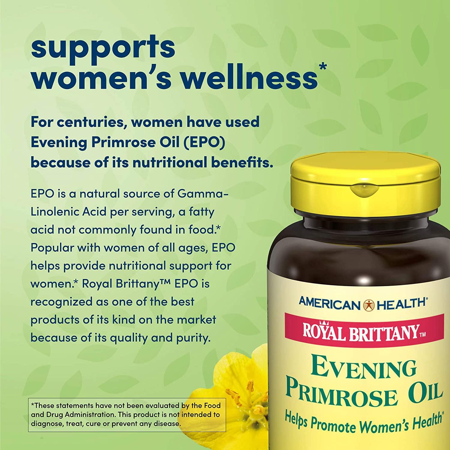 Evening Primrose Oil 1300mg Twin Pack by American Health Products ...