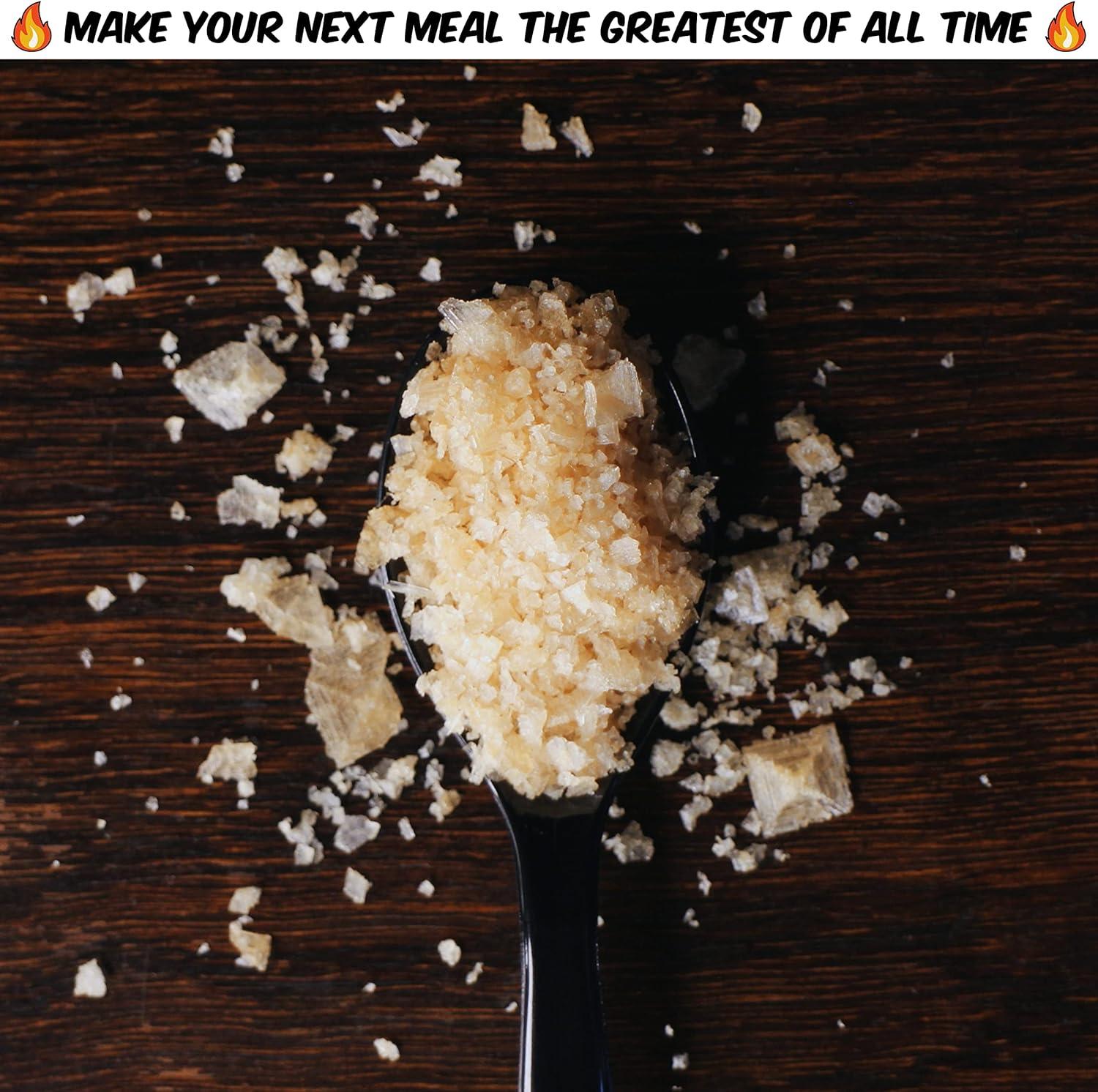 Oak Smoked British Sea Salt Flakes - 100g Jar. Add a smoky touch to ...