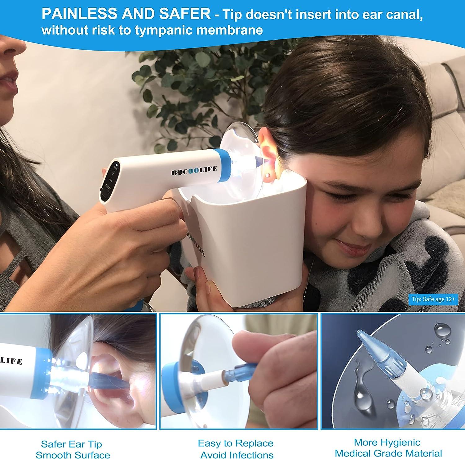 BOCOOLIFE Electric Ear Irrigation Kit - Ear Wax Removal System with 4 ...