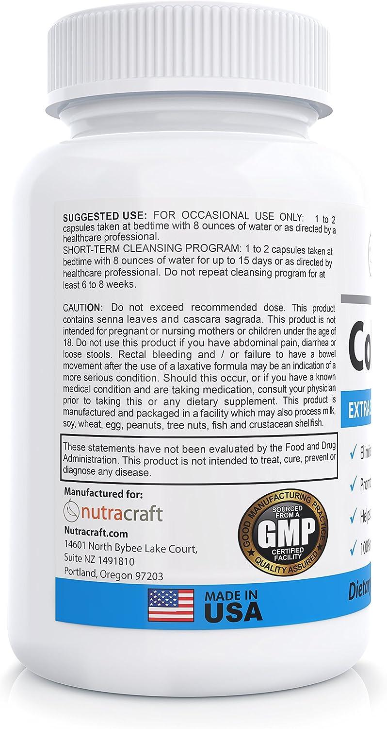 ColonClean 1 Herbal Colon Detox & Laxative Supplement | Weight ...