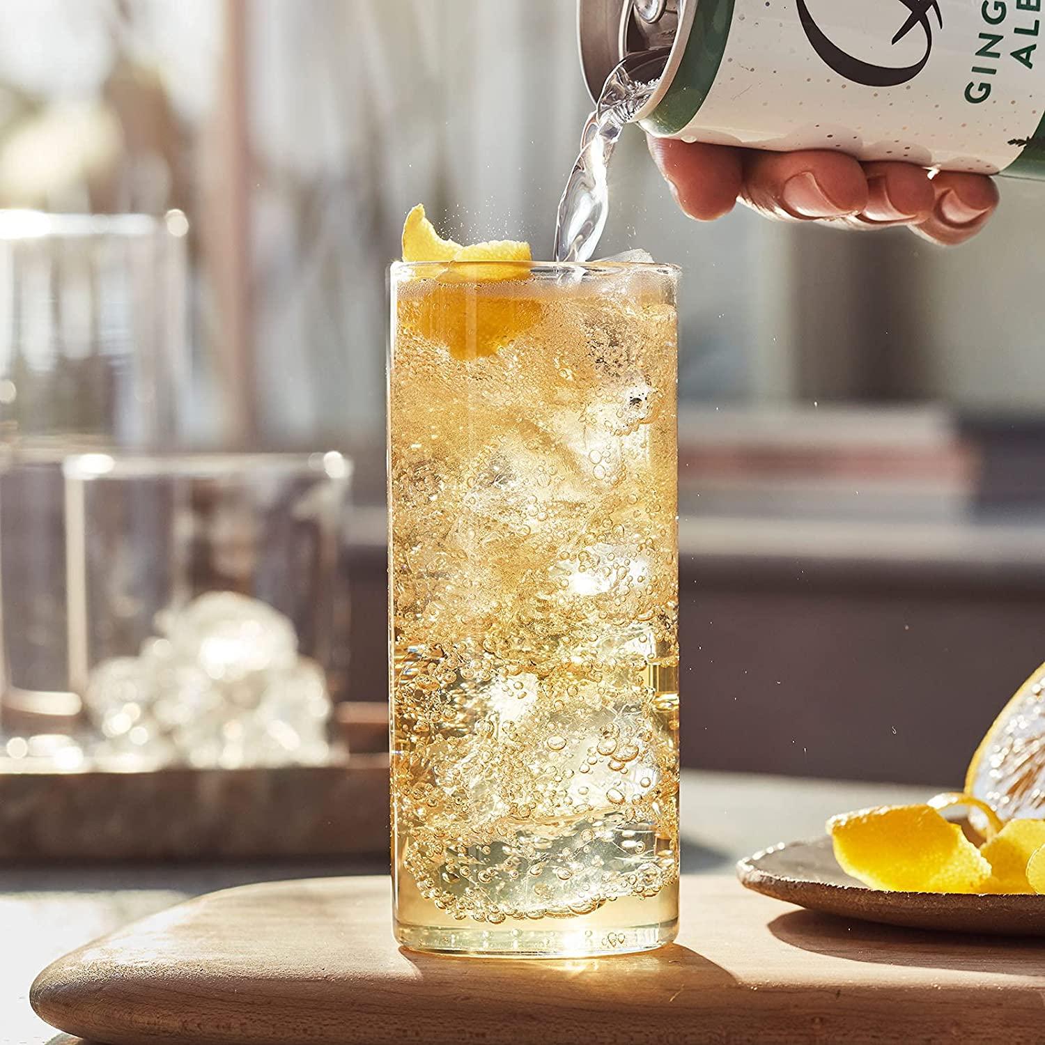 Q Mixers Ginger Ale, Premium Cocktail Mixer, 7.5 oz (12 Cans)
