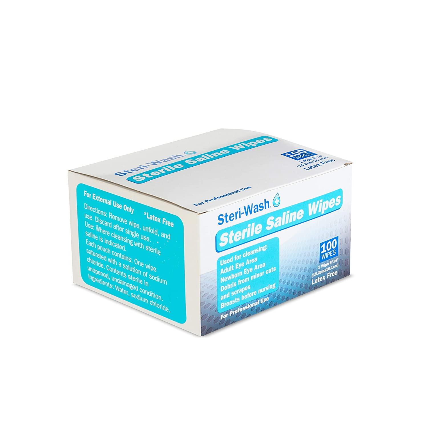 Steri-Wash Piercing Wipes 100 Count - Professional Aftercare Solution ...